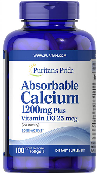 Absorbable Calcium 1200mG Plus Vitamin D3 25 mcG Của Mỹ Chính Hãng
